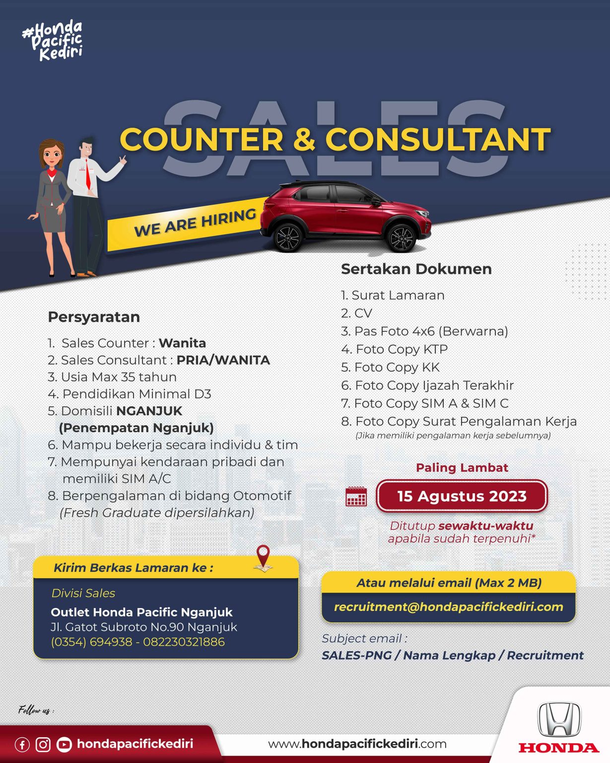 Honda Pacific Kediri - Official Website of Dealer Honda Pacific Kediri